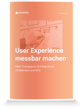 E-Book | UX messbar machen | morefire